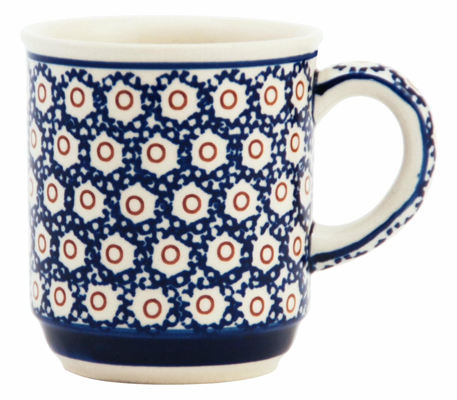 Mug with round handles in the decor 111, 17,99